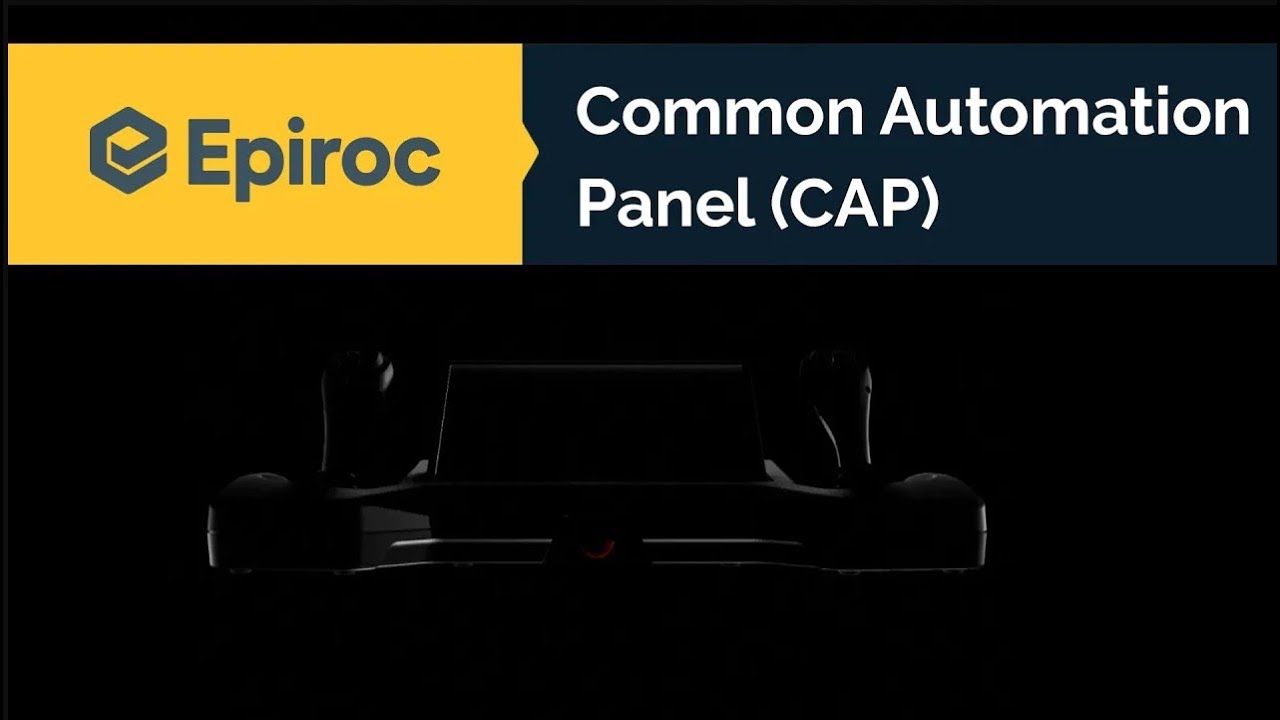 Epiroc Common Automation Panel (CAP) video - YouTube