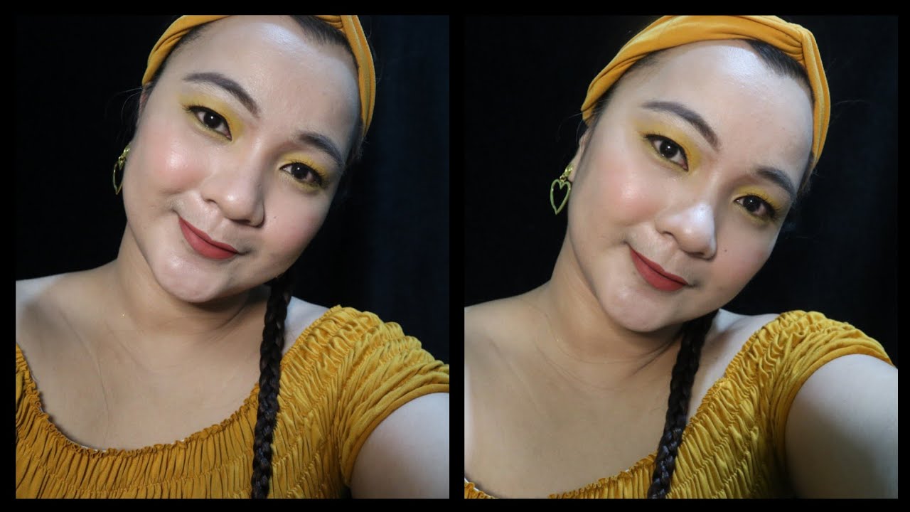 Mustard Yellow Eyelook / 🌻Summer Makeup /Using Beauty Glazed Eye Shadow ...