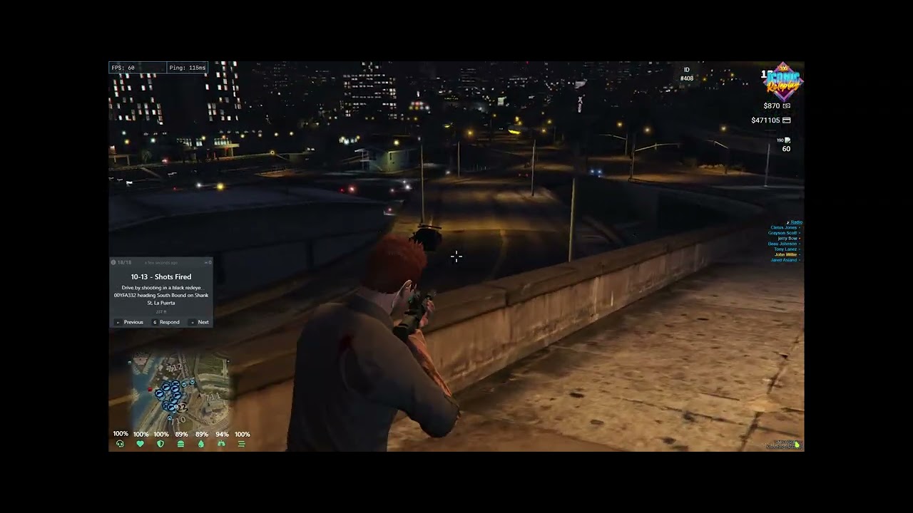 Shots fired call turns into a deadly gang shootout in GTA RP - YouTube
