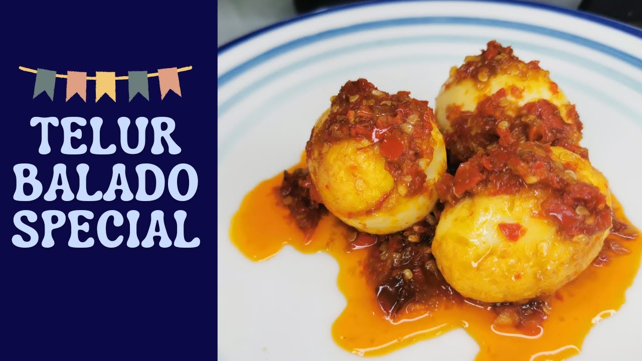 How to cook special balado eggs || Cara masak telur balado spesial ...