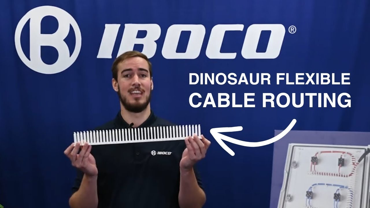 Iboco Dinosaur Flexible Cable Routing (Adhesive Dinosaur Duct) - YouTube