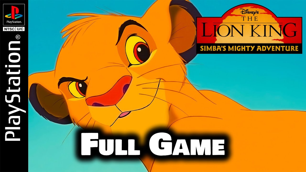 Disney's The Lion King - Simba's Mighty Adventure : PS1 - Full Walkthrough (No Commentary) - YouTube