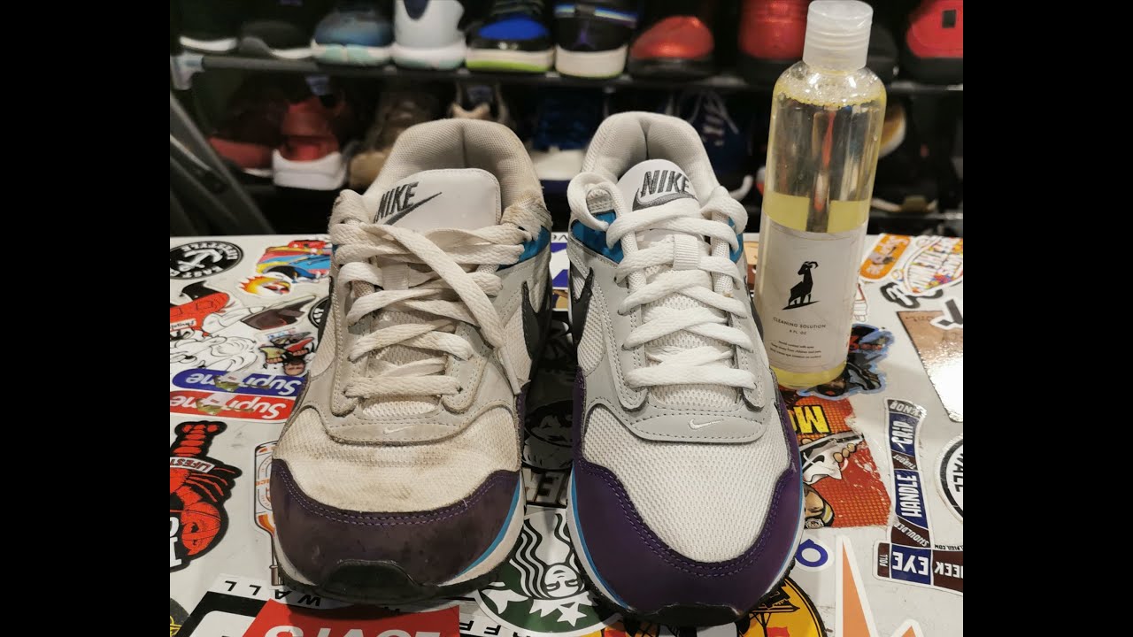 Cleaning Filthy Sneakers: Woman's Nike Air Max Correlate - YouTube