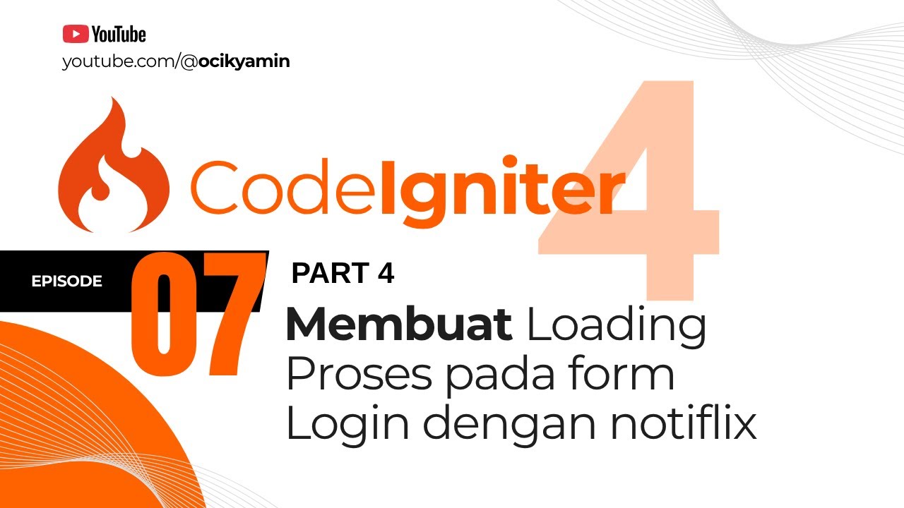 14 - Membuat Loading Proses pada Form Login dengan Notiflix - YouTube