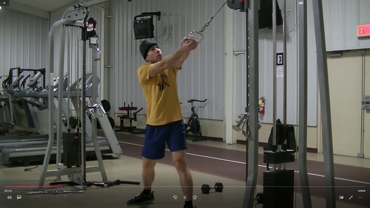 HIGH TO LOW CABLE WOOD CHOPPER - YouTube