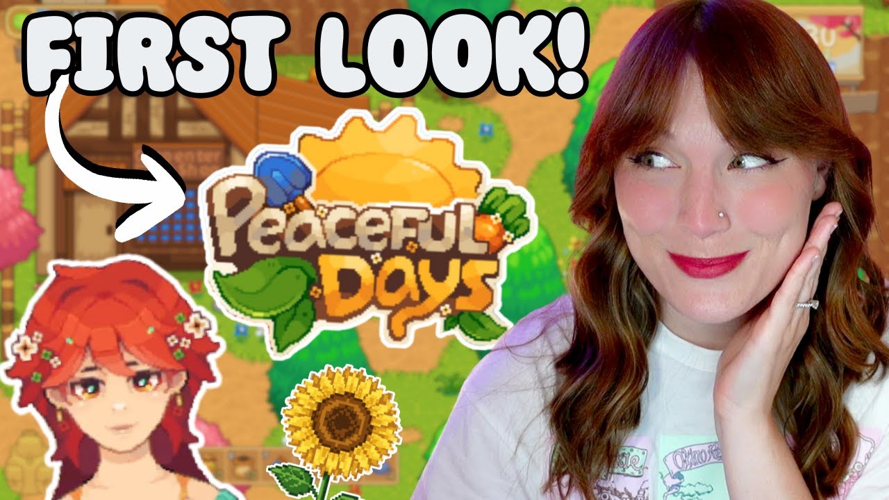 🌻FIRST LOOK at the FULL Release of Peaceful Days: A Cute Farming Sim ...