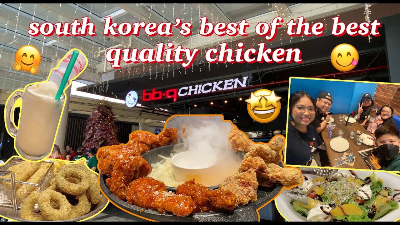 South Korea’s Finest BB.Q Chicken is now in The Philippines VLOG | heybadj - YouTube