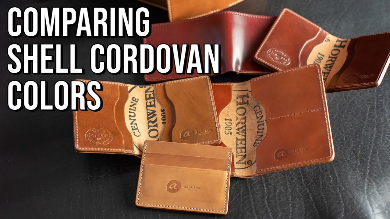 Comparing Shell Cordovan Colors - YouTube
