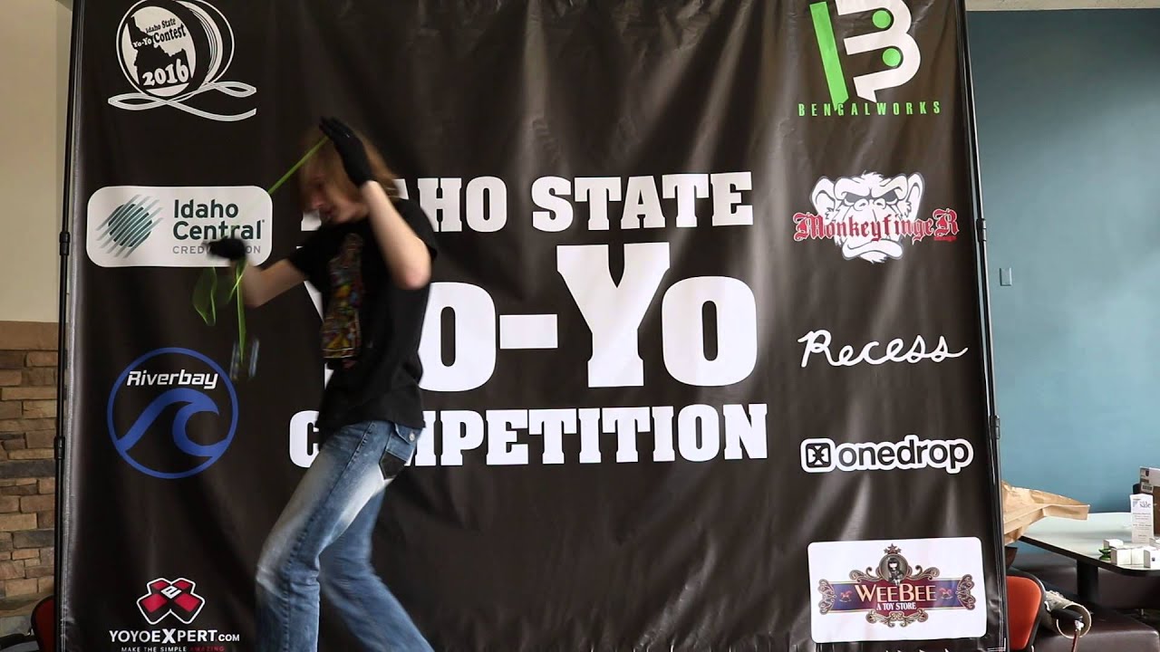 Myles Gregory - Prelims - Idaho State Yo-yo Contest 2016 - YouTube