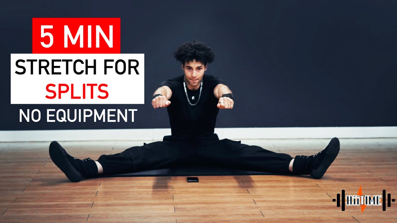 5 MIN STRETCH FOR SPLITS | Get Flexible Legs & Hips FAST | No Equipment ...