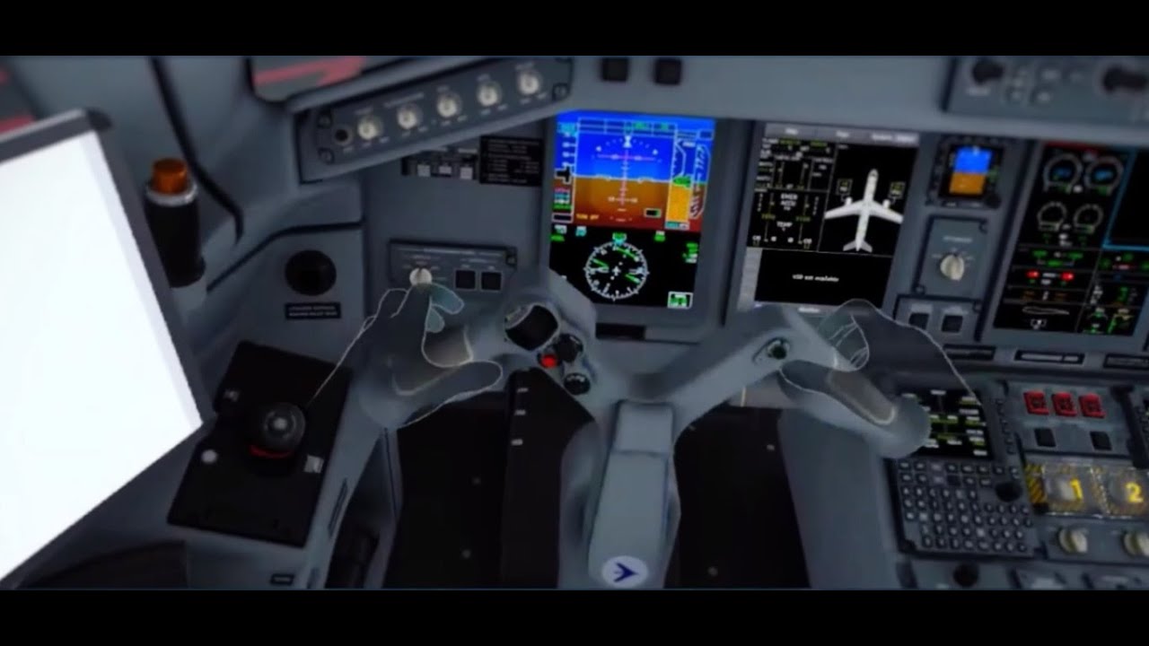 Virtual Flight Deck Trainer for the Embraer E-Jets - YouTube