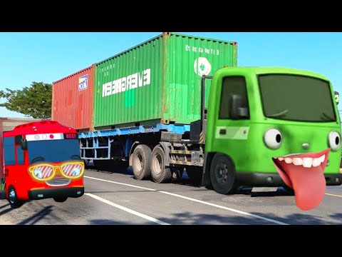 Wow Ada Truk Pasir Besar, Bus Telolet Basuri, Truk Oleng Joget, Truck Molen Mirip Frank Teman Tayo