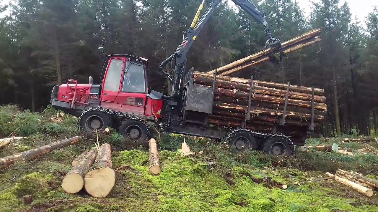 Komatsu 865 - YouTube