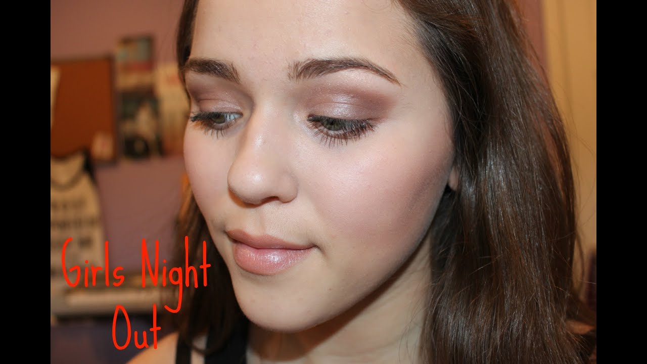 Girls Night Out Makeup + Outfit - YouTube