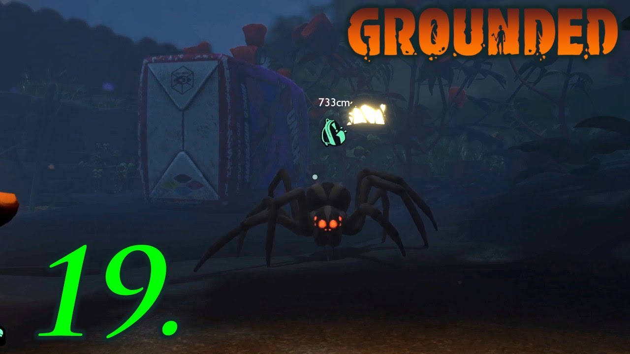 Wolf Spider In My Base - Let's Play Grounded BLIND Woah! Difficulty ...