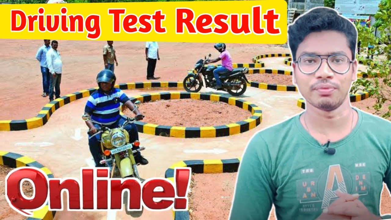 Driving Test Result Pass Or Failed | Driving Test Ka Result Online ...
