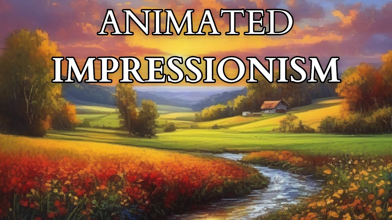 Animated Claude Monet Style Impressionism Landscapes | Countryside Dub ...