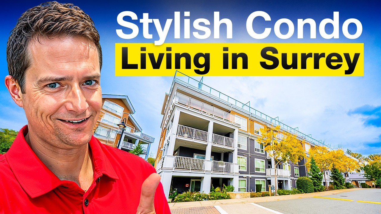 Tour a Corner Unit Condo w/ Access to DELUXE Facilities in Surrey - YouTube