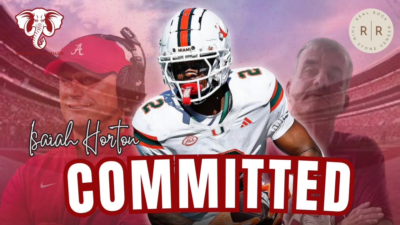 Alabama Gets HUGE WIN with WR Isaiah Horton from the Transfer Portal ...