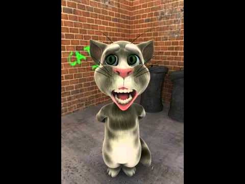 Talking Tom is scared - YouTube