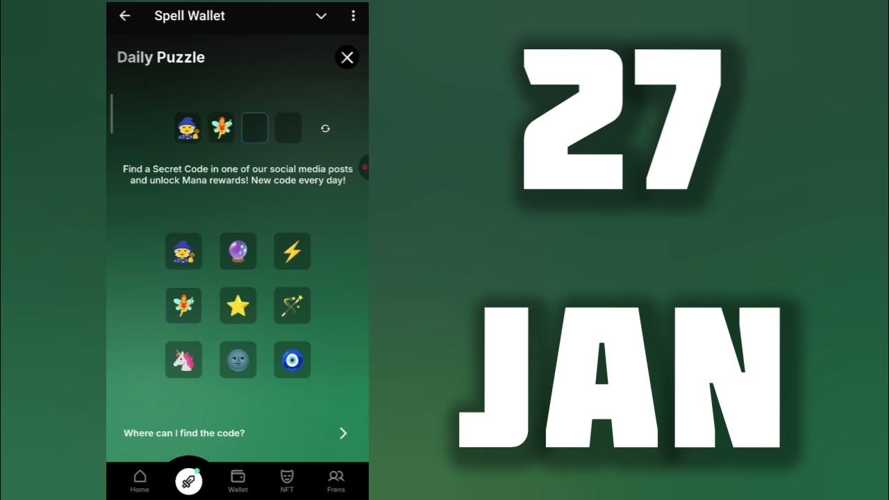 Spell Wallet Daily Puzzle 27 January 2025 | Spell Wallet Daily Combo ...