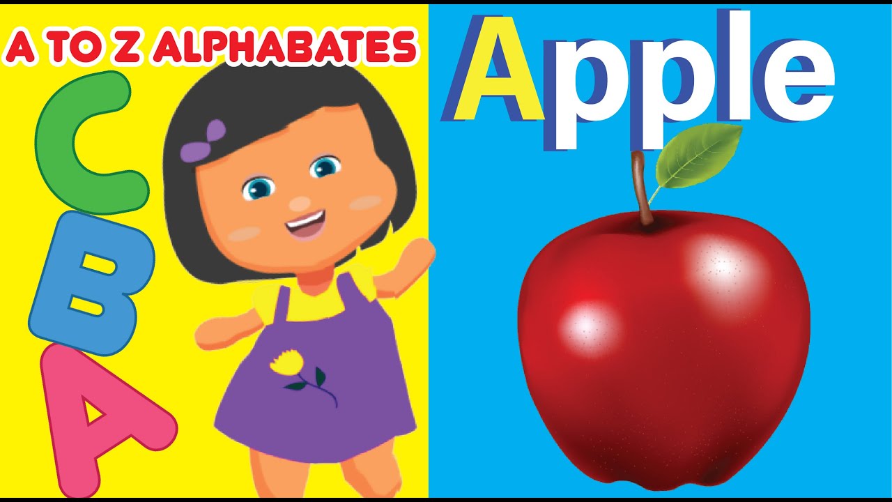 ABC song | A for apple | Alphabet song for toddlers #abcd - YouTube