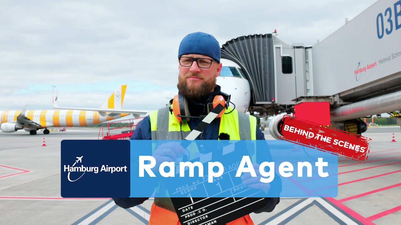 Hamburg Airport - Behind the Scenes: #03 Ramp Agent - YouTube