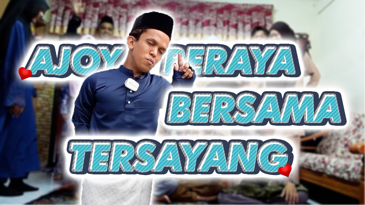 AJOY BERAYA DI KAMPUNG HALAMAN | ANYAM KETUPAT | LEMANG | MASAK RENDANG ...