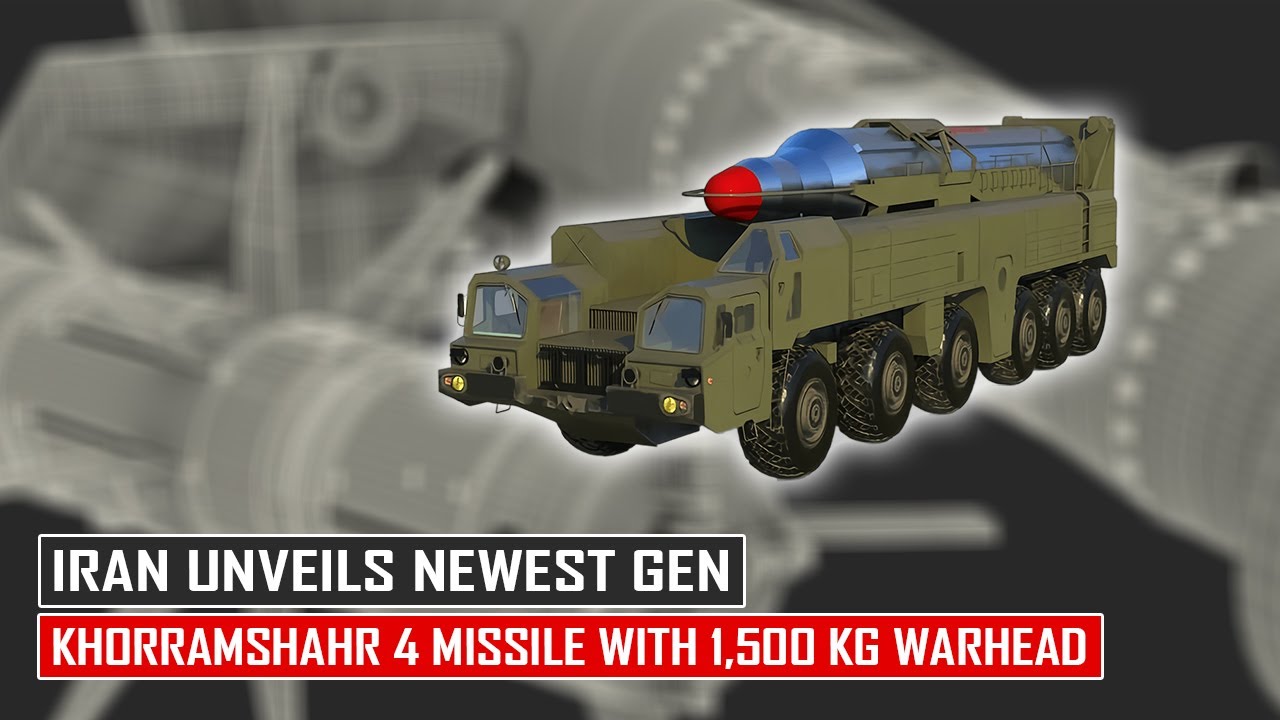 Iran Unveils Newest Generation Khorramshahr 4 Precision Missile Which ...