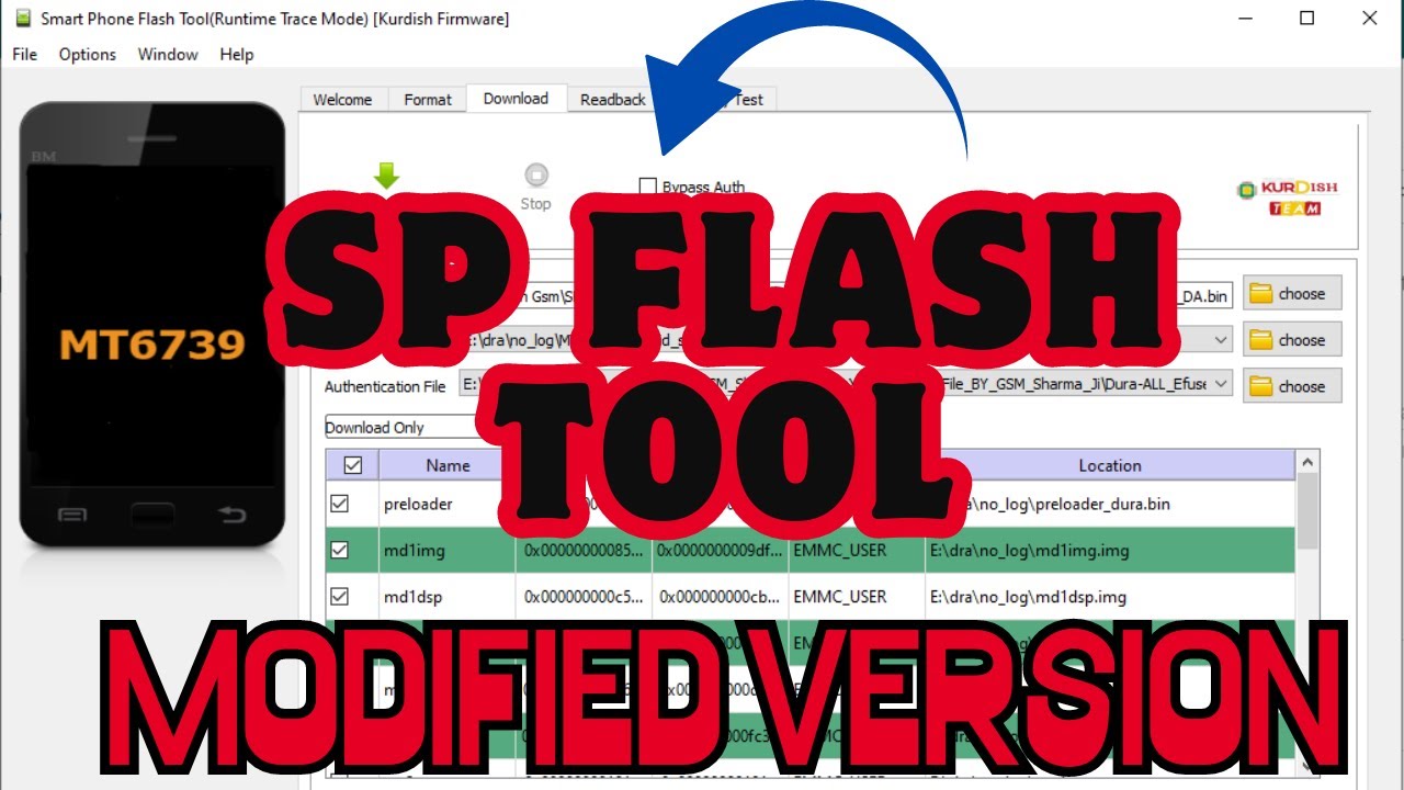 SP Flash Tool v5.20 / download sp flash tool edit by Kurdish GSM / Scatter, Stock ROM, Custom ...