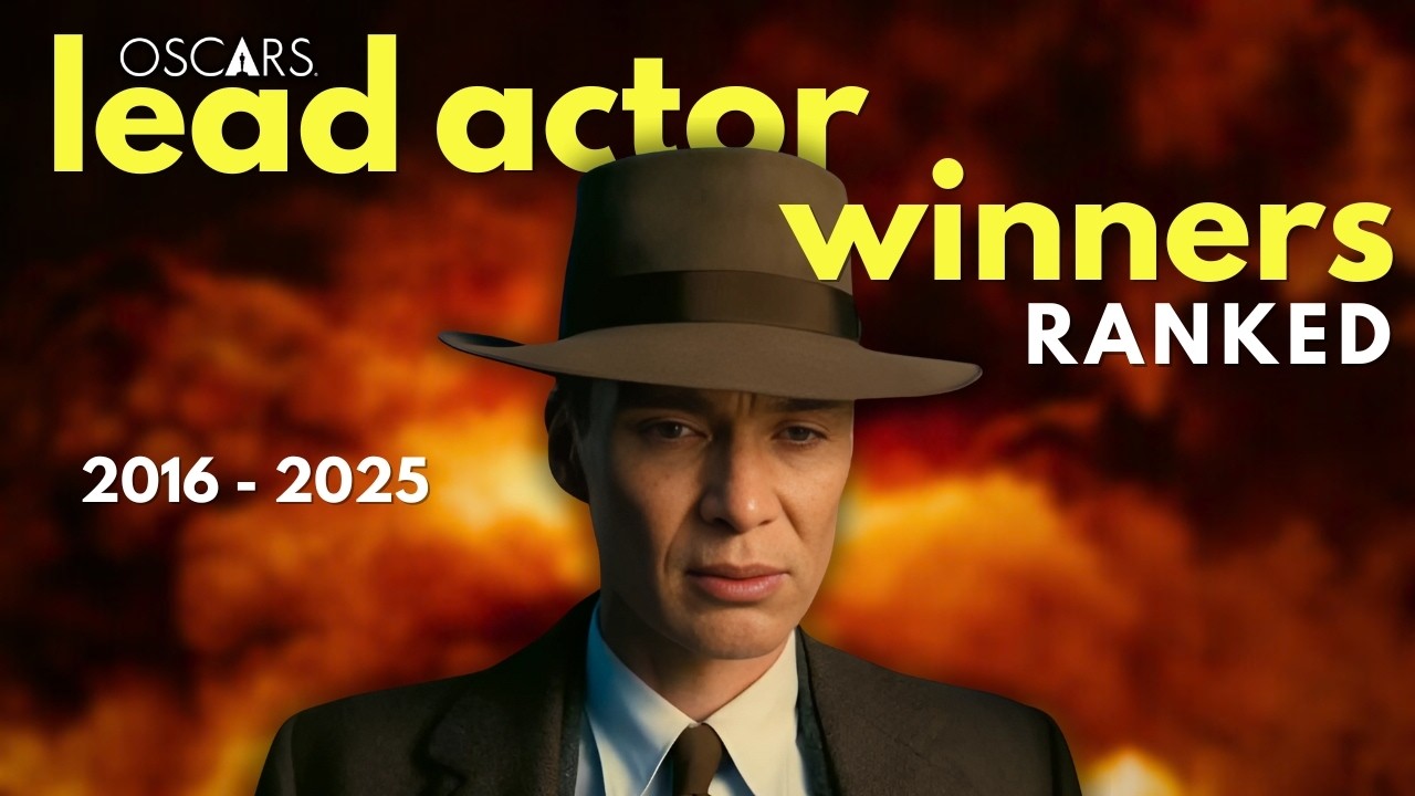 From Leo to Brody: Ranking the Last 10 BEST ACTOR Oscar Winners - YouTube