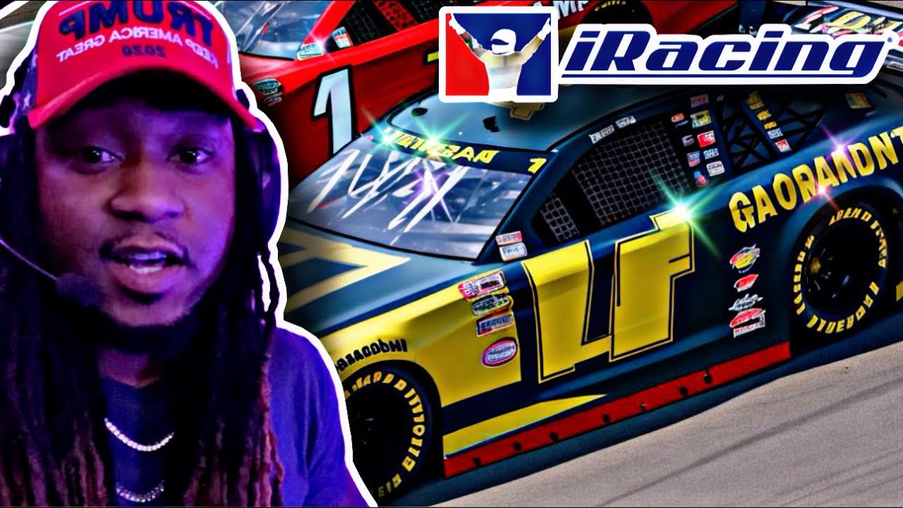 How can you not love NASCAR cup cars at Michigan iRacing - YouTube