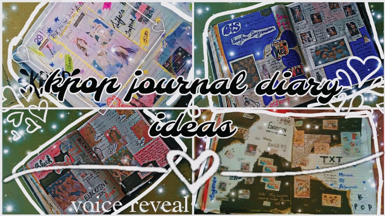 My kpop journal Diary pages | *voice reveal* | Diary journal ideas for ...