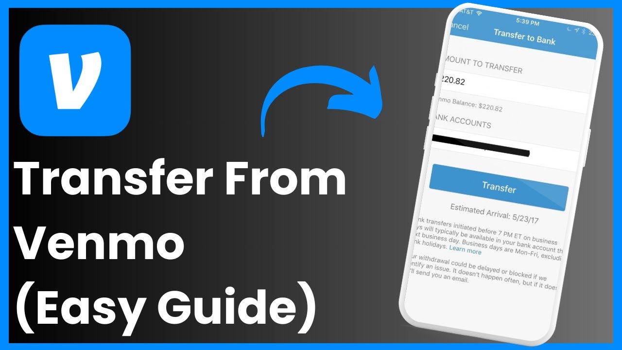 How to Transfer Money From Venmo ! - YouTube