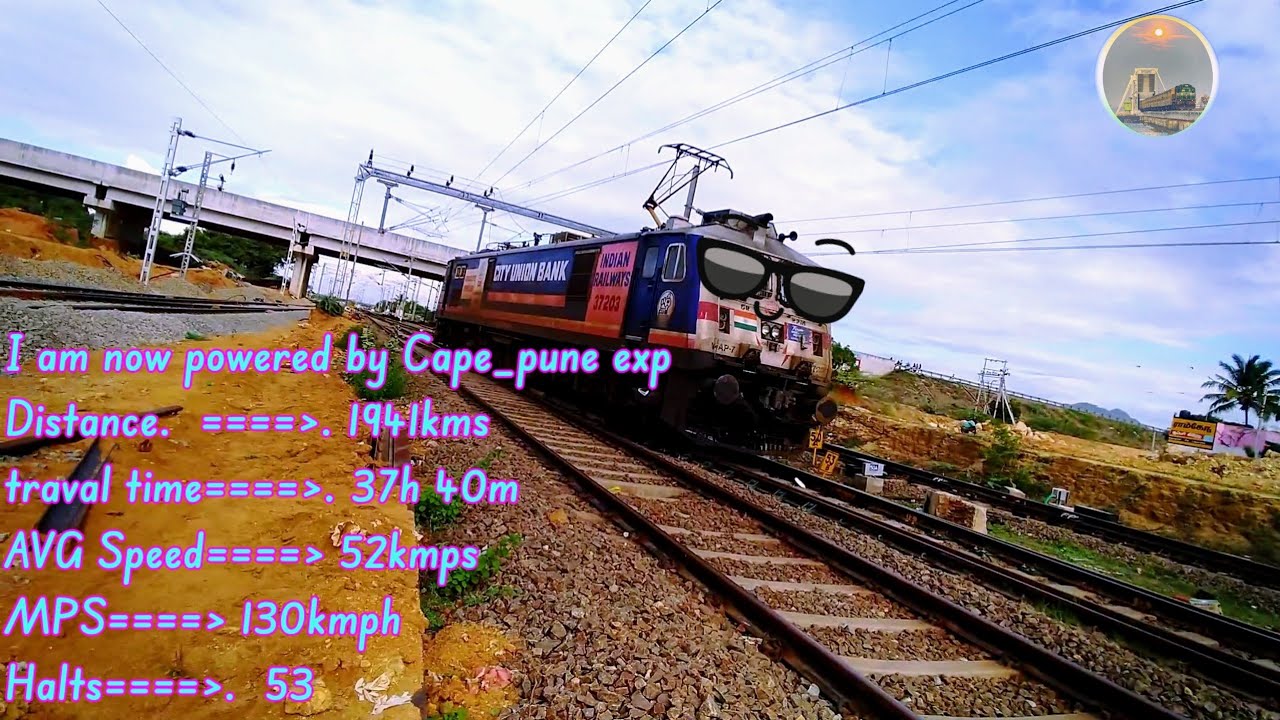 Cape_Pune express, Train No 16382, kanniyakumari railways station ...