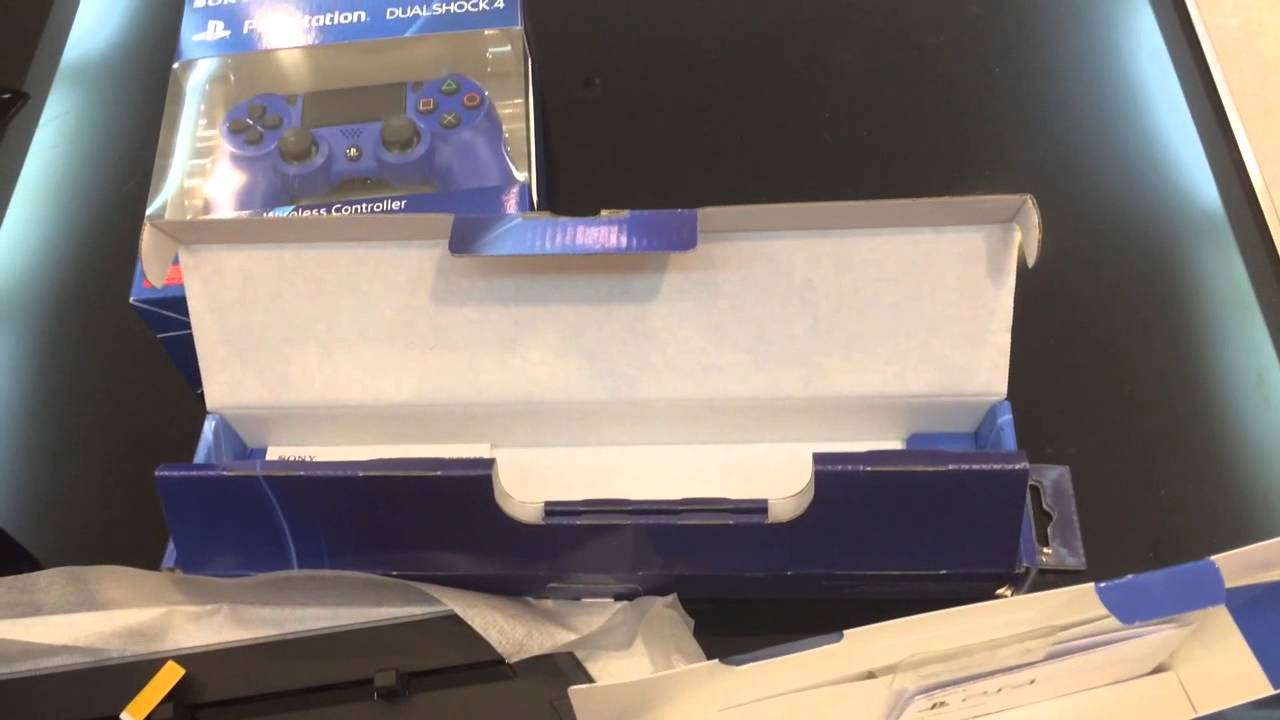 Unboxing of ALL PS4 accessories!! Camera, stand, charger, and blue ...