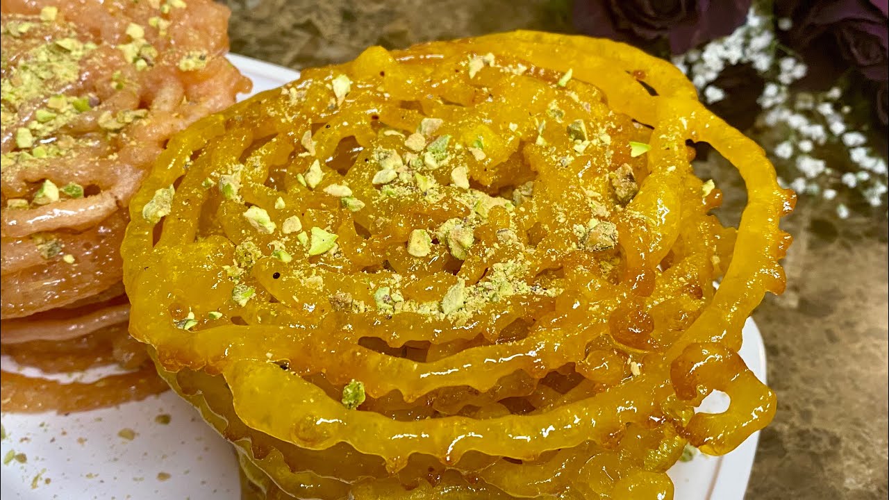 Jalebi recipe, Crispy and delicious طرز تهیه جلبی بسیار خوشمزه وآسان ...