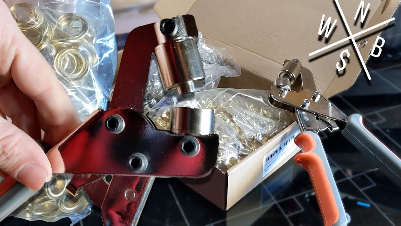 NEU MASTER Grommet Pliers & Eyelet Kit - Unboxing & Review - YouTube