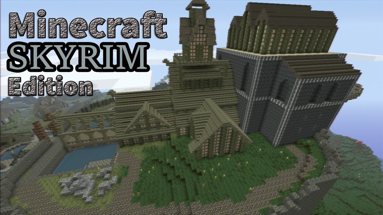 Minecraft Skyrim Edition / Let's Show - YouTube