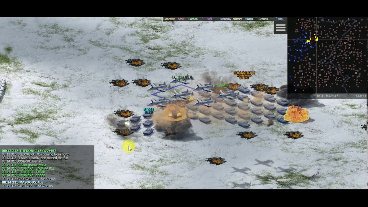 River combat map 315 under control in less than 2 days ALLFORONE vs ...