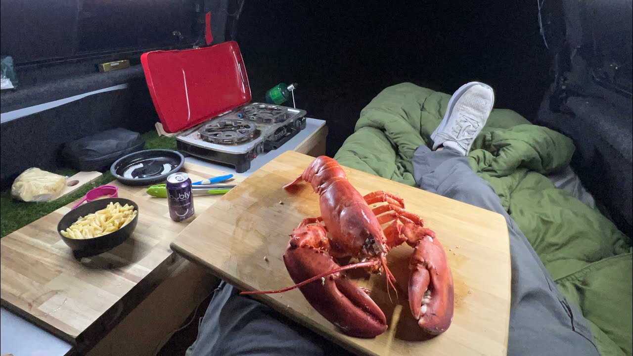 Catch and Cook Giant Lobster - $10,000 Worth - YouTube