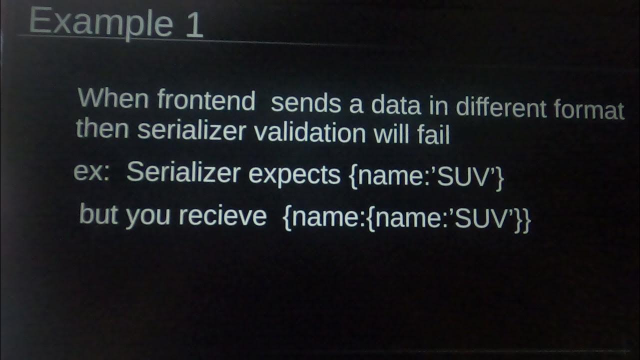 Django serializer method (to_internal_value) - YouTube