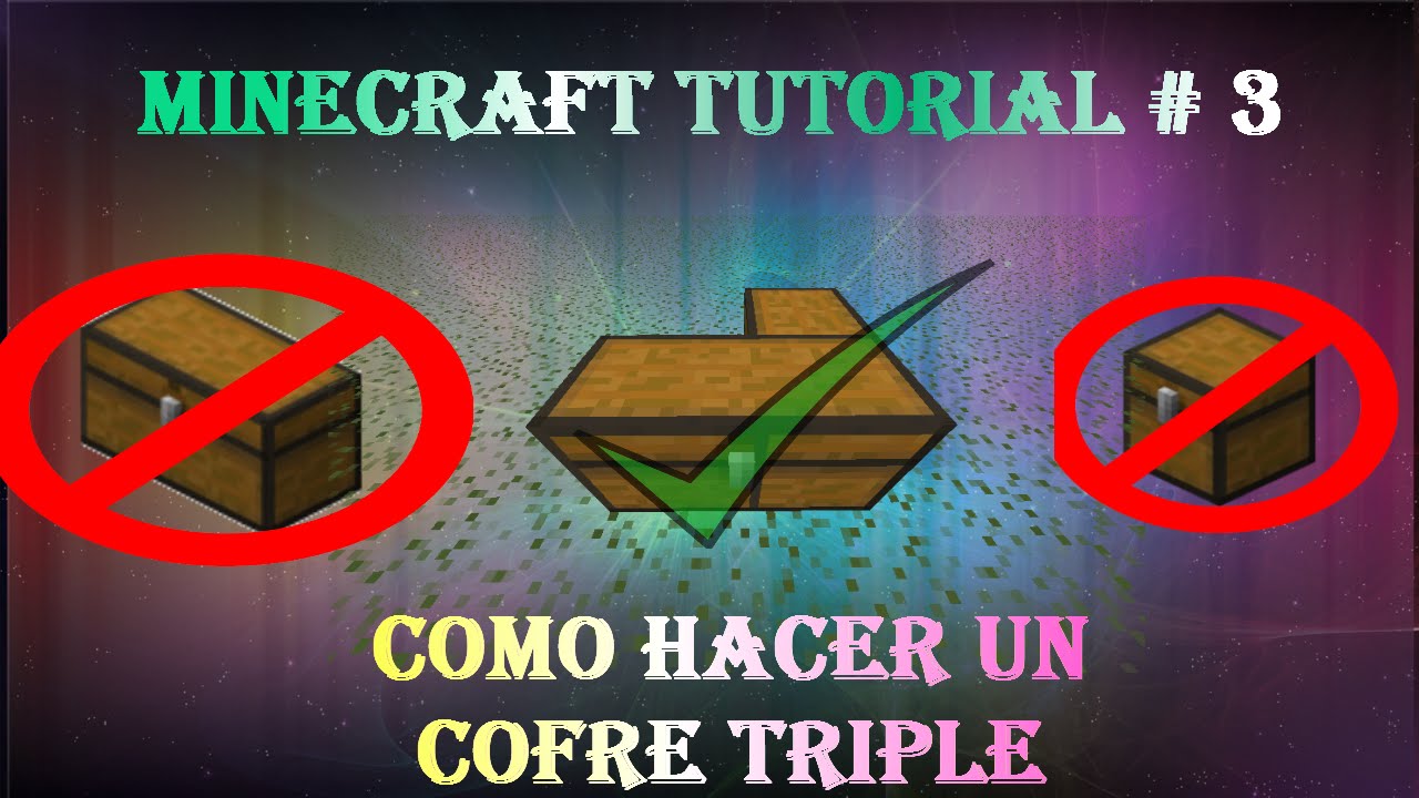 Minecraft Tutorial #3 | Como Hacer Cofres/Baúles Triples | 1.9 - YouTube