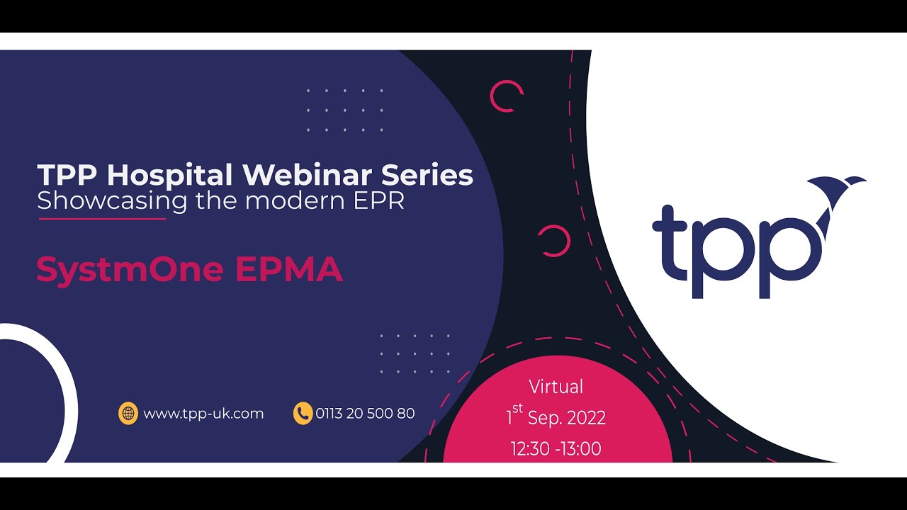 SystmOne EPMA - YouTube