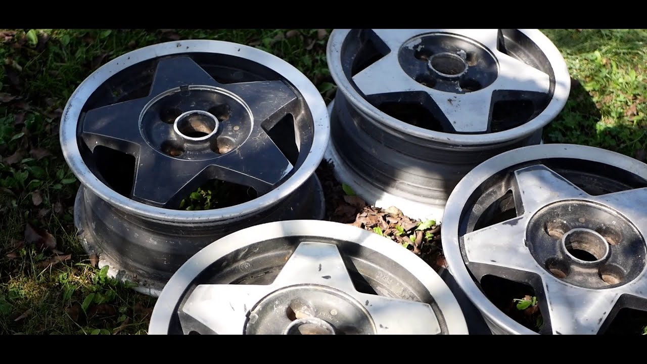 Wheel Restoration DIY ( Melber Alloy Wheels Repair) made in the 90s ...