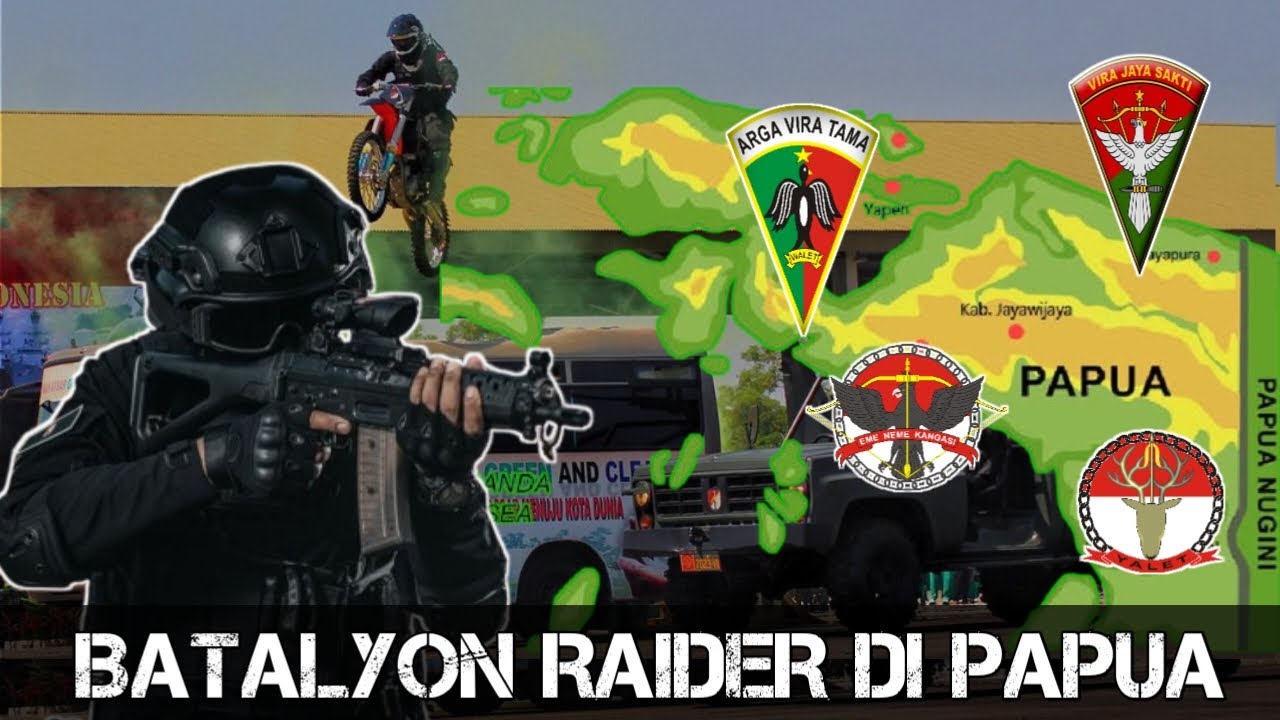 Profil Batalyon Raider yang ada di Papua || Raider Battalions in Papua ...