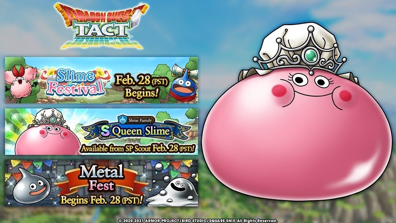 NEW EVENT: Slime Fest! Queen Slime! First 10 Pulls! - Dragon Quest Tact ...