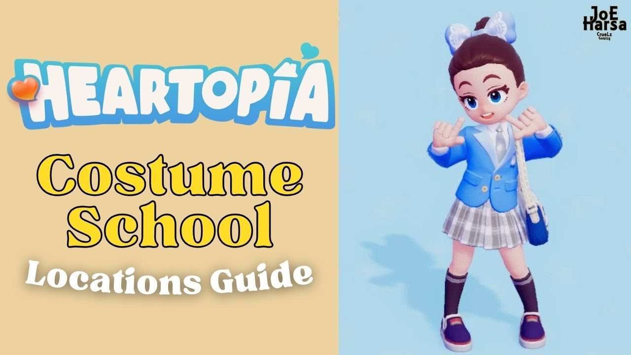 All Heartopia FREE Costume School Locations | Complete Bubble Guide ...