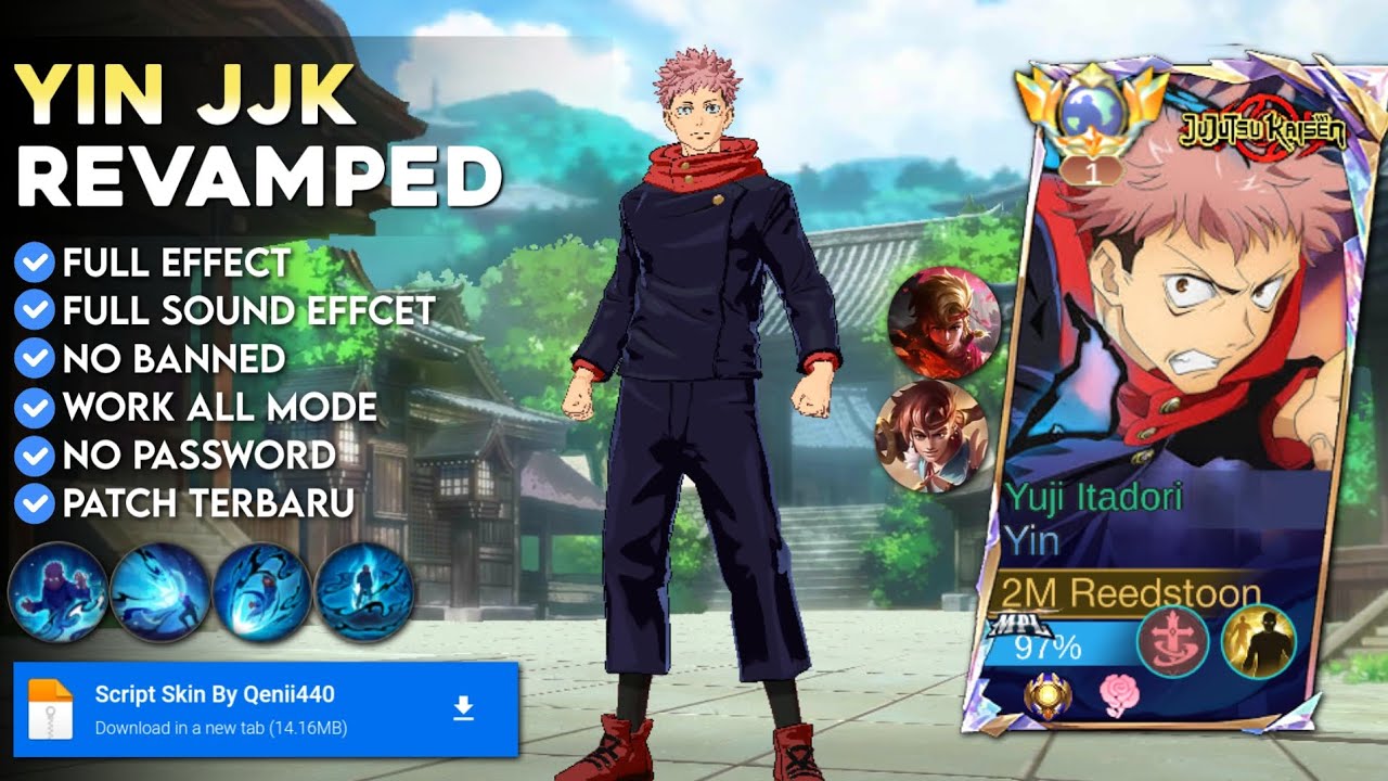 NEW UPDATE !! | Yin JJK Revamp | No Password | Full Effect Voice ...