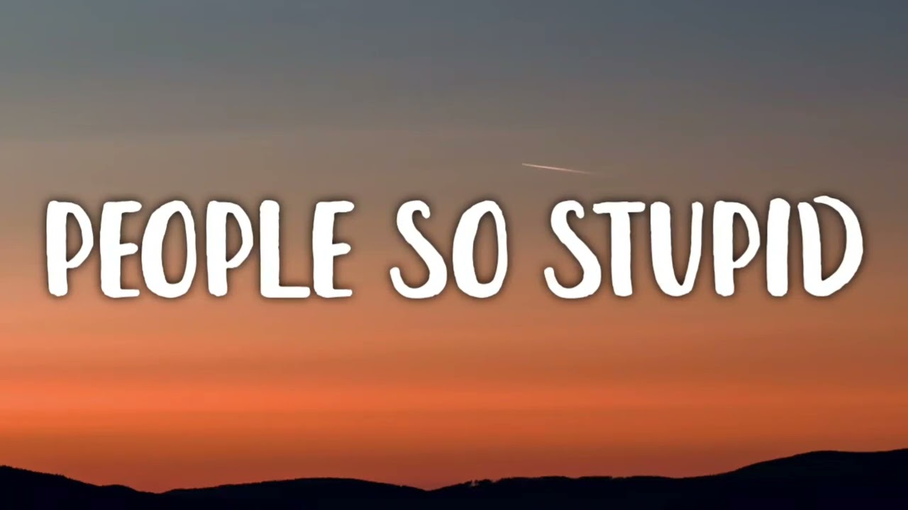 Tom MacDonald - "People So Stupid" (lyrics) - YouTube